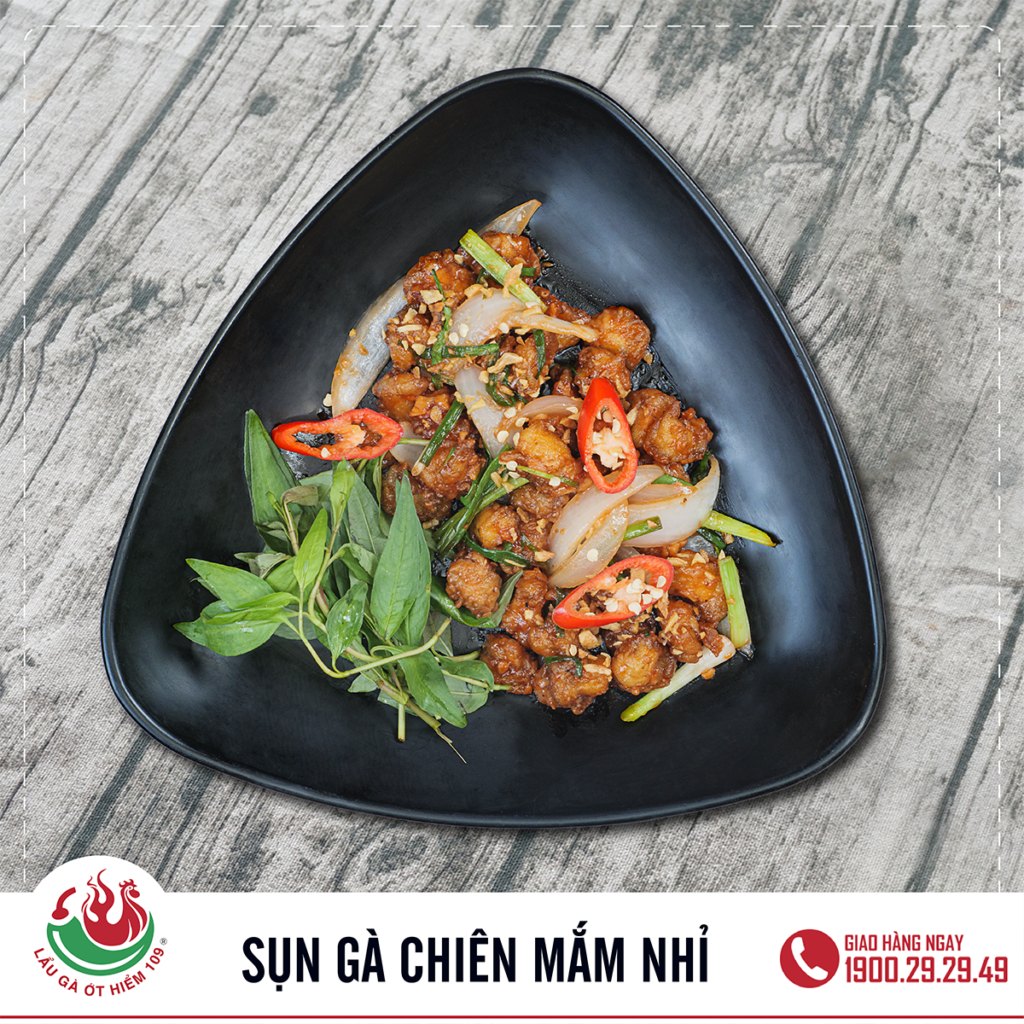 Mua Sụn gà chiên mắm nhỉ - Tại Lẩu Gà Ớt Hiểm 109 Giá Rẻ, Chất Lượng